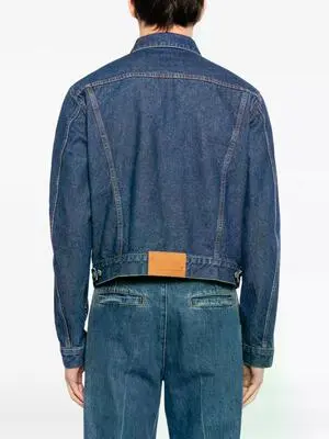 MASU Contrast-stitch Denim Jacket