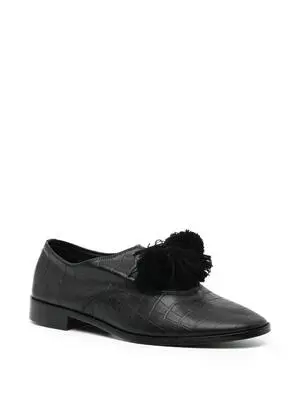 MIDORIKAWA Pompom Oxford Shoes