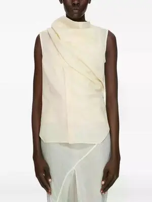 Rick Owens Draped Sleeveless Shirt