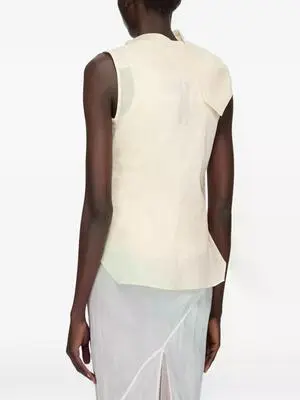 Rick Owens Draped Sleeveless Shirt