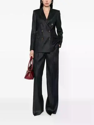Tagliatore Pleated Trousers - Blue