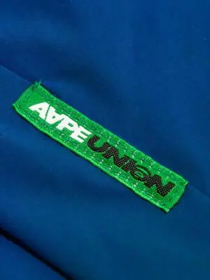AAPE BY *A BATHING APE Logo Detail Shorts - Blue