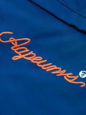 AAPE BY *A BATHING APE Logo Detail Shorts - Blue