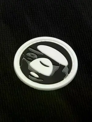 AAPE BY *A BATHING APE Moonface Logo-plaque Polo Shirt - Black