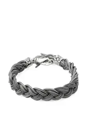 Emanuele Bicocchi Braided Medium Bracelet - Silver