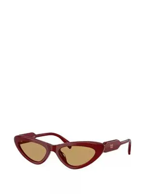 Miu Miu Miu Miu Eyewear Cat-Eye Sunglasses Red