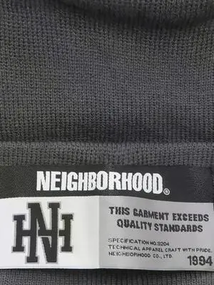 NEIGHBORHOOD Label Detail Beanie - Grey