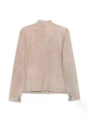 SALVATORE SANTORO Zip-up Suede Jacket