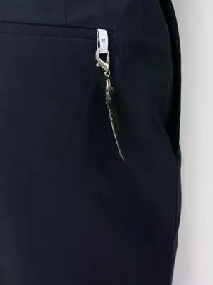 PT TORINO Tailored Wool Trousers With Keyring Detail