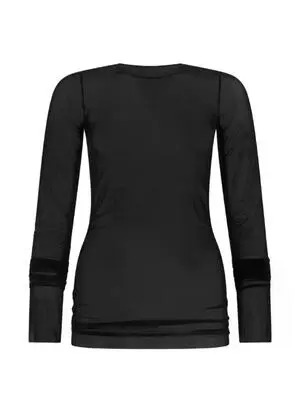 Rick Owens Long-sleeved T-shirt - Black