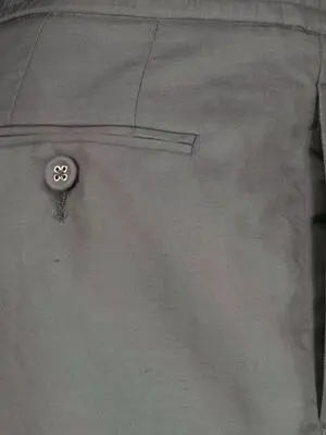 Officine Générale Phill" Drawstring Waist Shorts - Grey