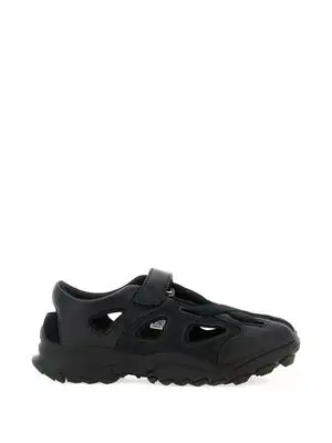 Y3 Hammered Leather Trainers - Black