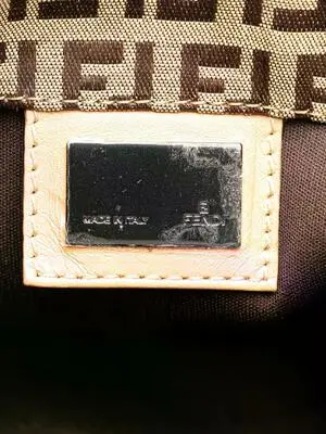 Fendi Zucchino Canvas Tote Bag