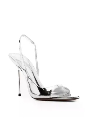Paris Texas Stiletto Heel Slingback Sandals