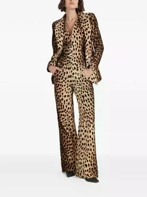 TEMPERLEY LONDON Nemera Leopard Print Single-breasted Blazer