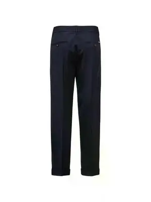 Dsquared2 Tailored Cuffed Trousers - Blue