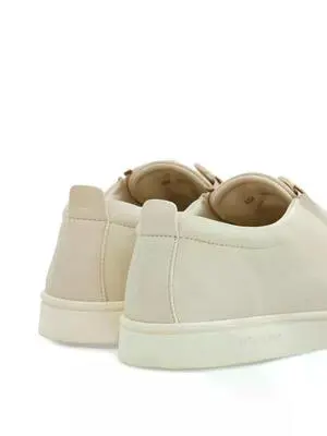 FERRAGAMO Gancini Embossed Loafers - Neutrals