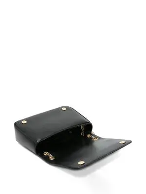 Moschino Perforated Heart Crossbody Bag With Chain Strap