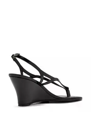 Gimaguas 75mm Leather Heeled Sandals - Black