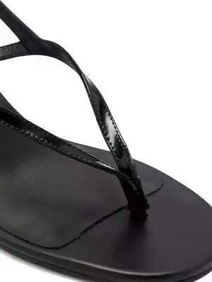Gimaguas 75mm Leather Heeled Sandals - Black