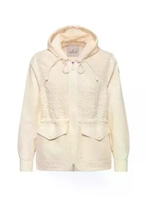 Moncler Erable Cotton Hooded Jacket - Neutrals