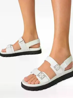Tory Burch Logo Detail Sandals