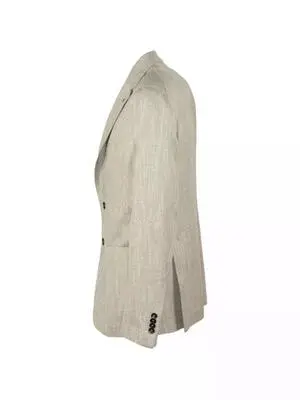 Tagliatore Herringbone Button Jacket