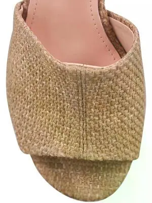 Agl Woven Open-toe Block Heel Sandals