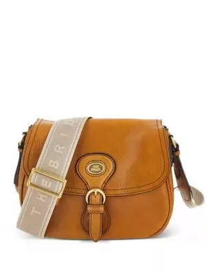 THE BRIDGE Buckle-strap Leather Shoulder Bag