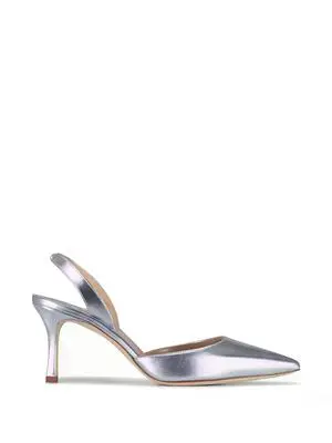 Manolo Blahnik Tone Pointed Toe Slingback Pumps