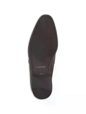 G. BROWN SHOES Round-toe Leather Loafers