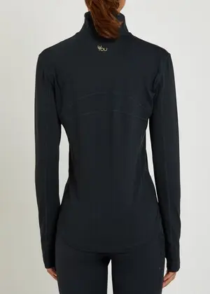 NOW YOU LIVE Clayton Stretch-jersey Zip-up Jacket