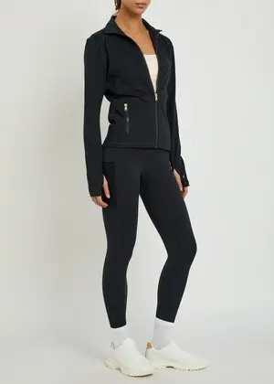 NOW YOU LIVE Clayton Stretch-jersey Zip-up Jacket