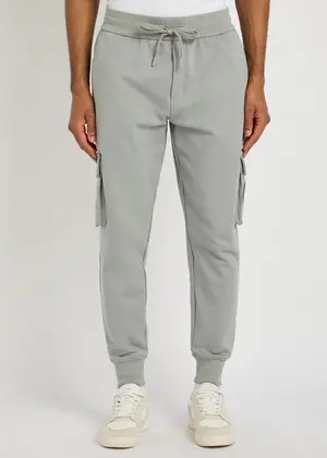 Moose Knuckles Hartsfield Tapered-leg Cotton Cargo Sweatpants - Grey