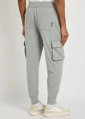 Moose Knuckles Hartsfield Tapered-leg Cotton Cargo Sweatpants - Grey