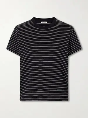 KALLMEYER Kenzie Striped Cotton-jersey T-shirt