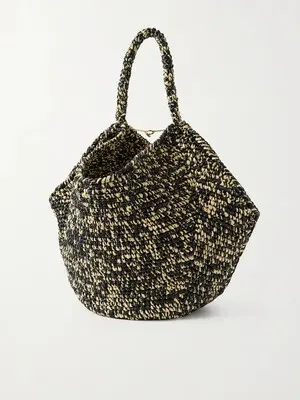 Khaite Lotus Two-tone Woven Tote - Multi