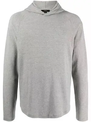 Vince Twill-weave Long-sleeve Hoodie