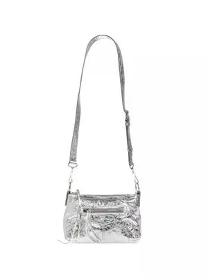 Balenciaga Mini Le City Moto Tote Bag - Silver