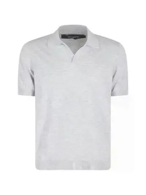 Tagliatore Polo-collar T-shirt - Grey