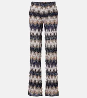 Missoni Lame Wide-leg Trousers - Multicoloured