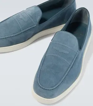 Church's Suede Penny Loafers - Blue