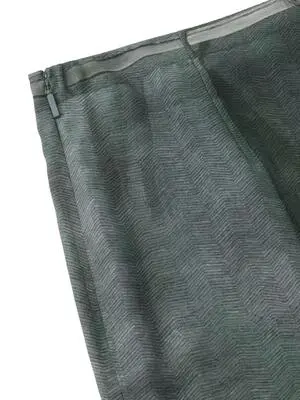 JNBY Contrast-tone Midi Skirt