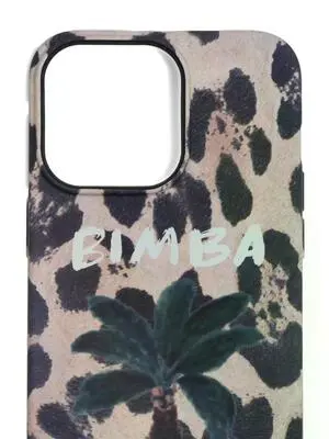 Bimba Y Lola Iphone 15 Pro Max Animal-print Phone Case - Neutrals