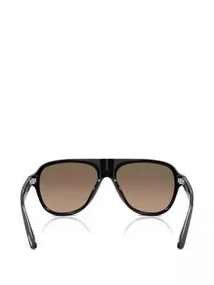 Oliver Spencer Pilot Frame Sunglasses - Black