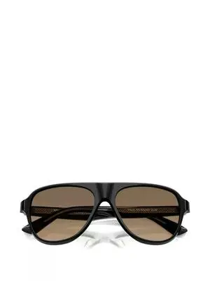 Oliver Spencer Pilot Frame Sunglasses - Black