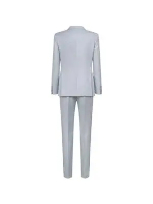 Tagliatore Peaked-lapels Two-button Suit - Grey