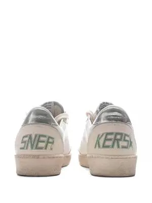 GOLDEN GOOSE Low Top Sneakers With Star Patch - White