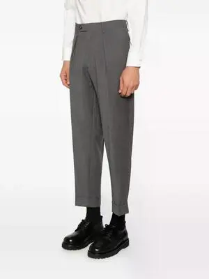 BERWICH Chiaia Pleated Cuffed Trousers