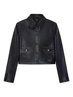 Amiri Leather Buttoned Jacket